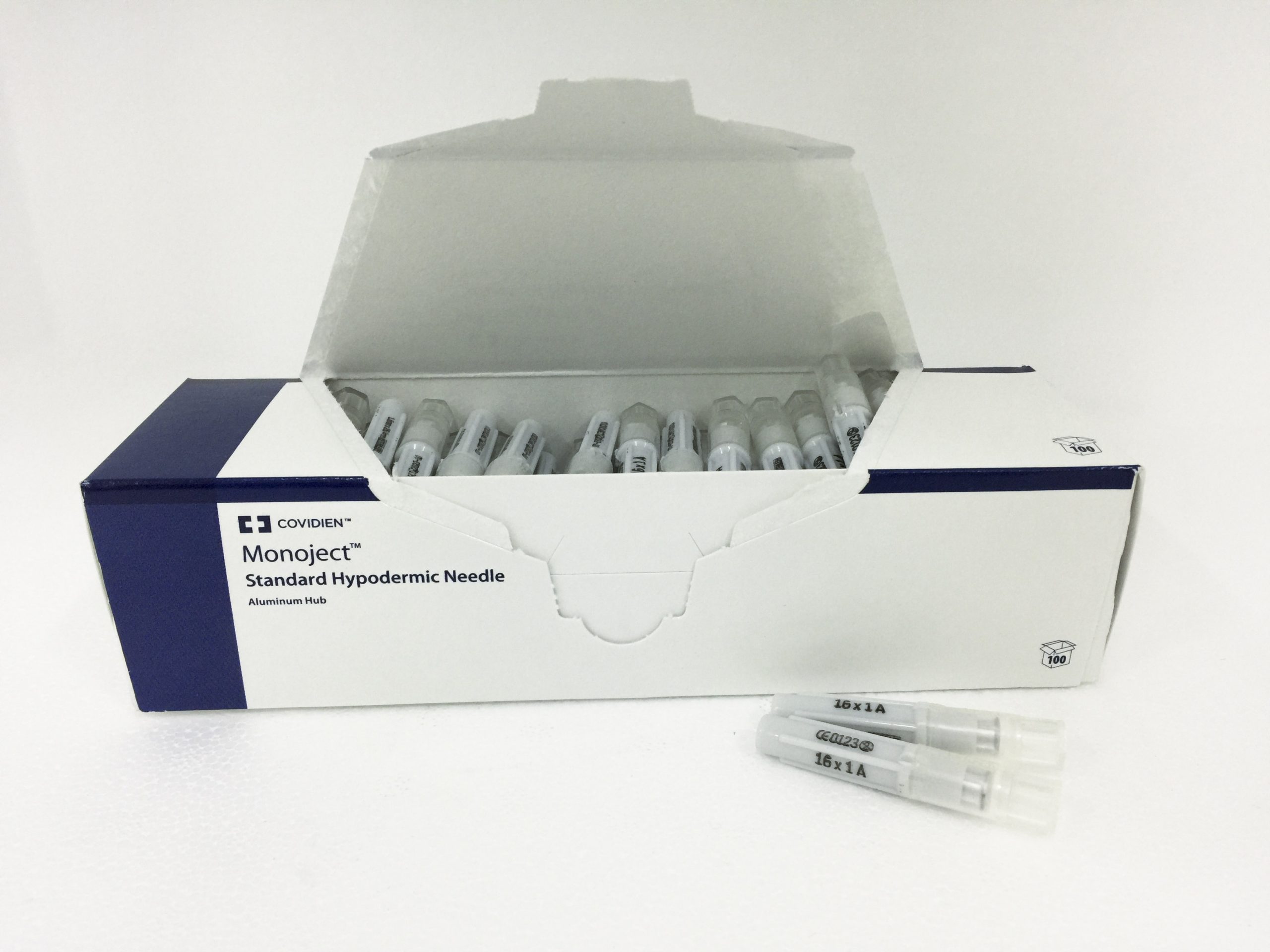 Needles - Monoject - 16G x 1" [100 Pack] - Country Vet