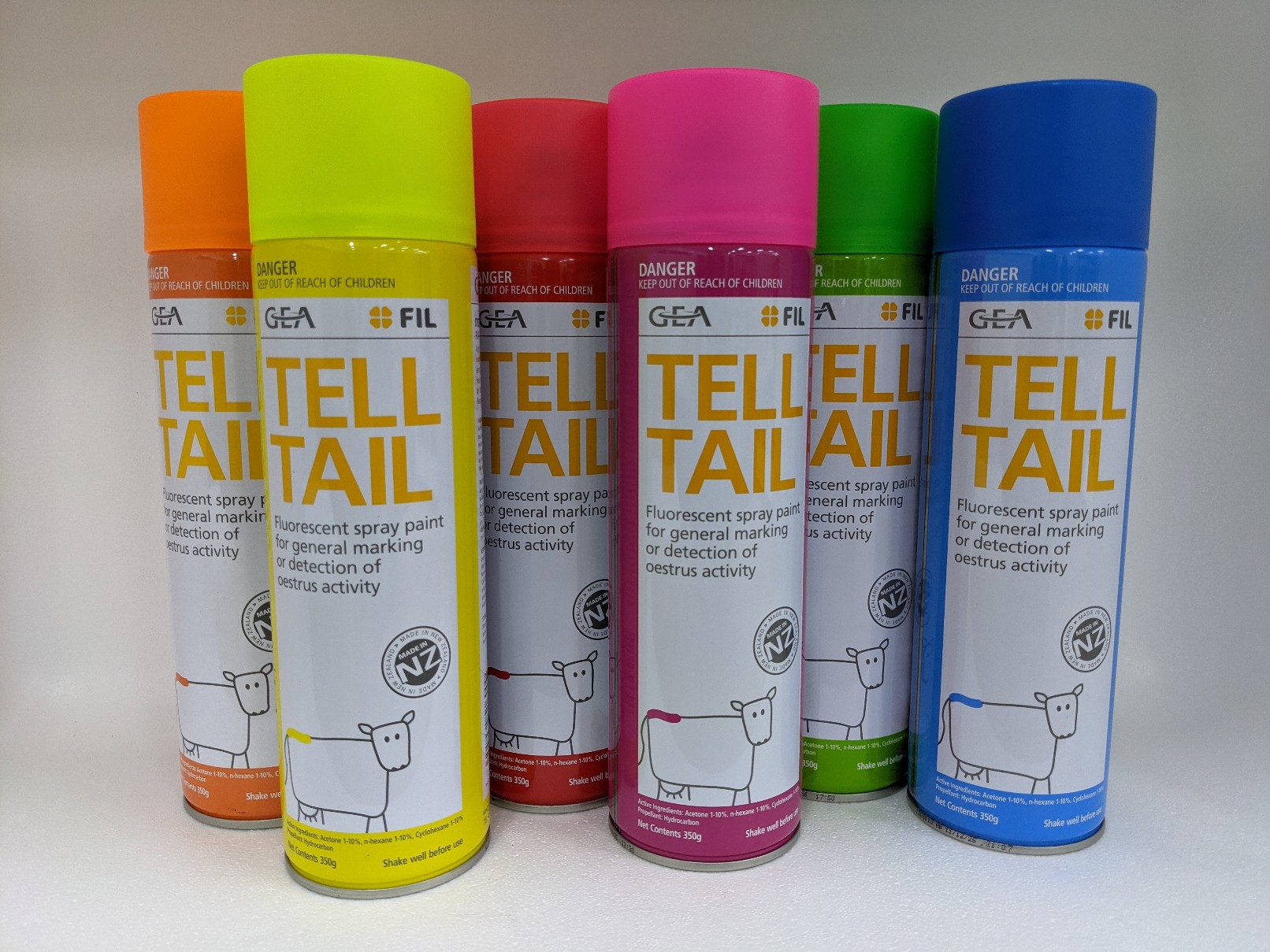FIL Tell Tail Aerosol Paint - Red [500 mL] - Country Vet
