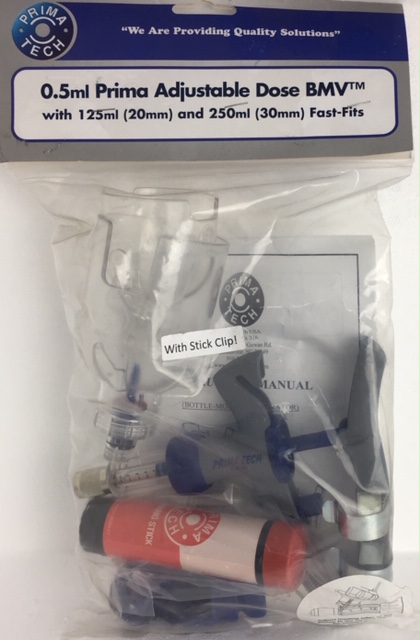 BMV Adj 0.5ml Full Stroke w/ Right Stick Clip [Each] - Country Vet