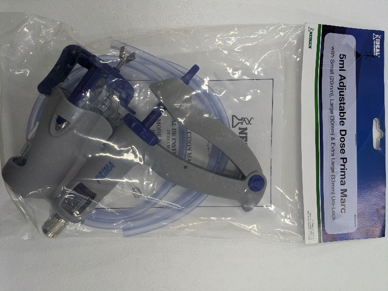 Prima Vaccinator, Marc Premium Adj 5ml/6ml [Each] - Country Vet