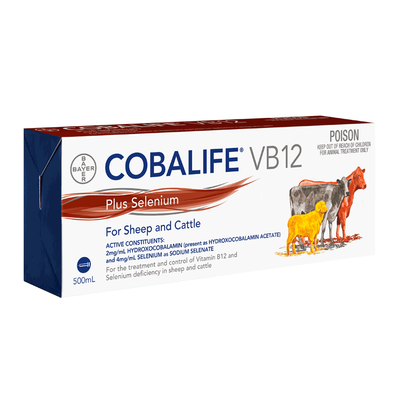 Cobalife B12 + Selenium Injection [500 mL] - Country Vet