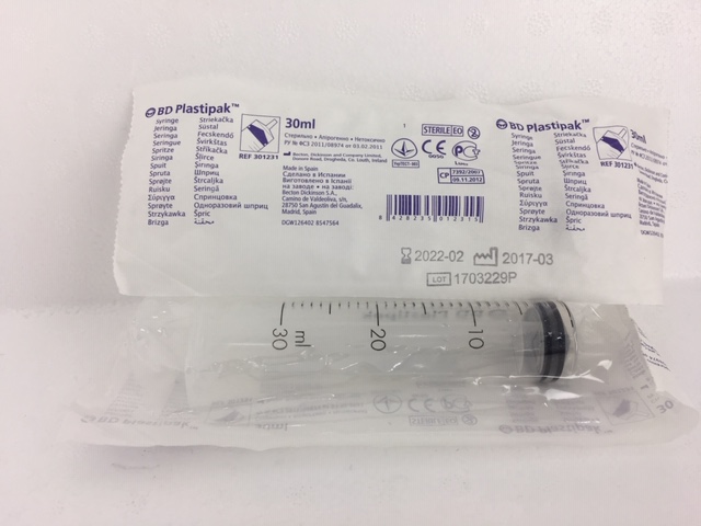 Syringes - BD - 30ml [60 Pack] - Country Vet