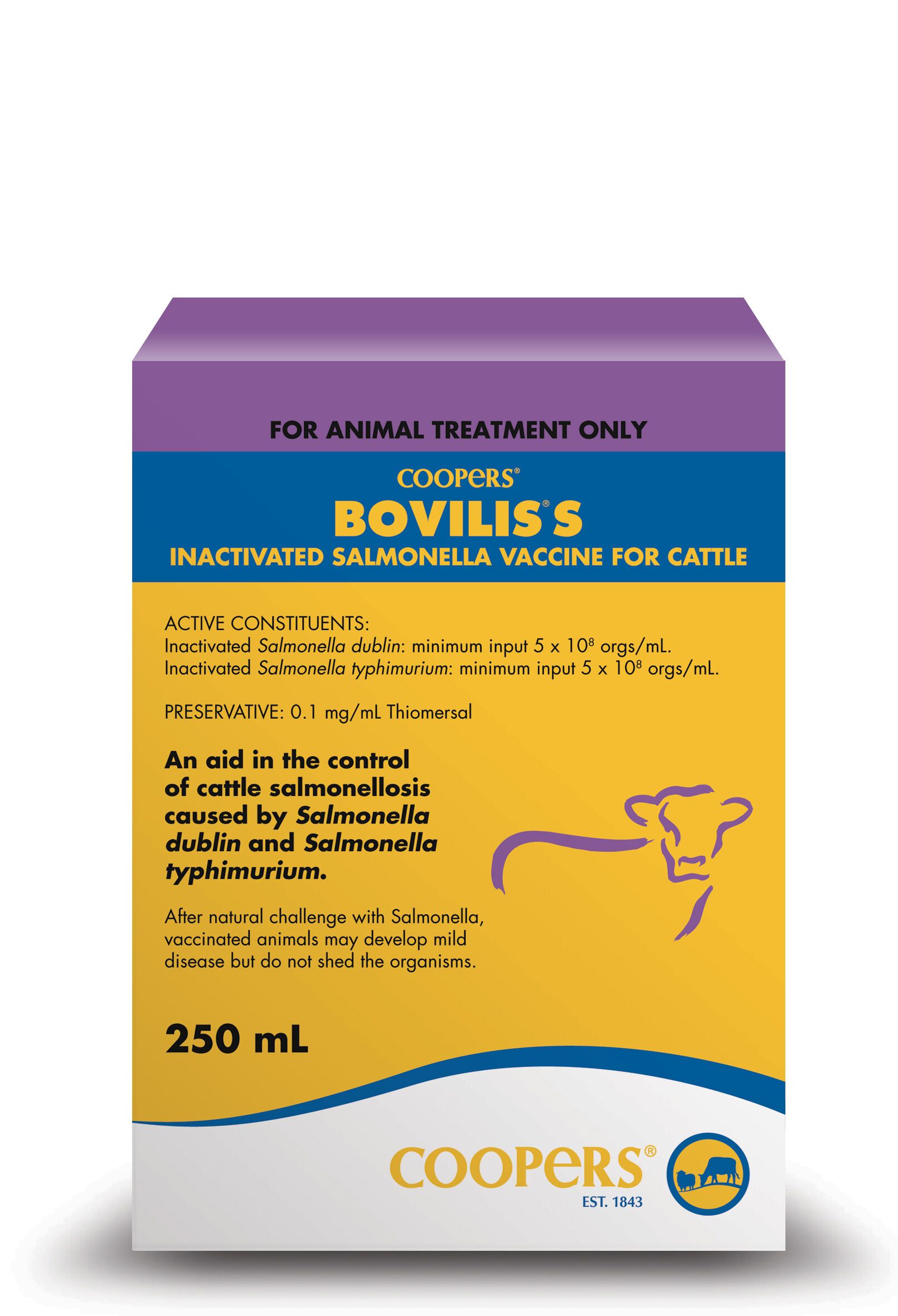 Bovilis S Vaccine [250 mL] - Country Vet