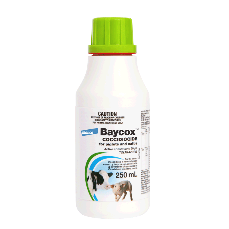 Baycox Piglet & Cattle [250 mL] - Country Vet