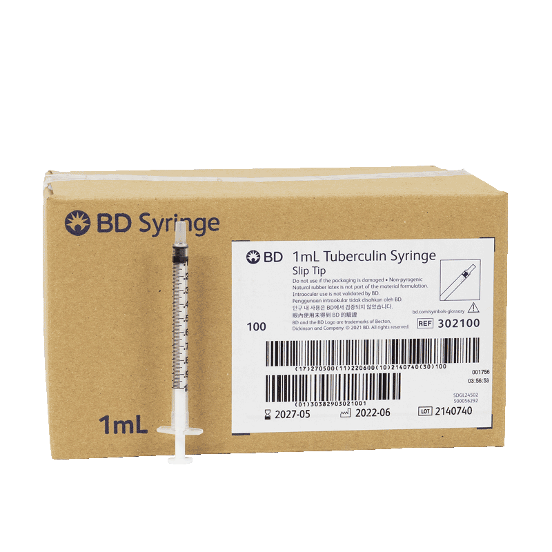 Syringes - BD - 1mL [100 Pack] - Country Vet